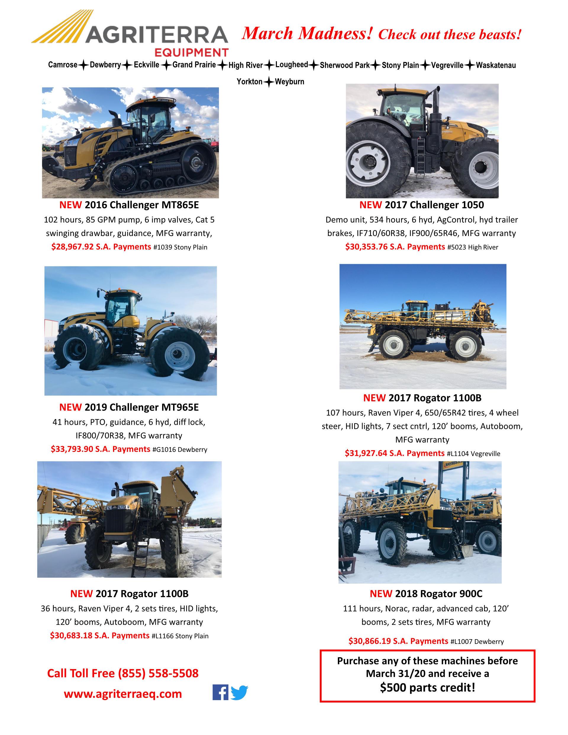 Current Promotions | Agriterra Equipment